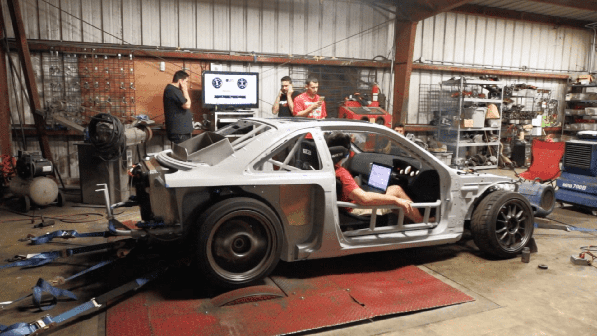 Kevin Lawrence RB25 Swapped S14 Dyno Pull - Konig Wheels Behind The ...